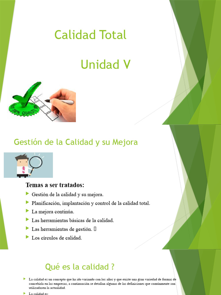 Mejora Continua y Calidad Total | PDF | Calidad (comercial) | Histograma