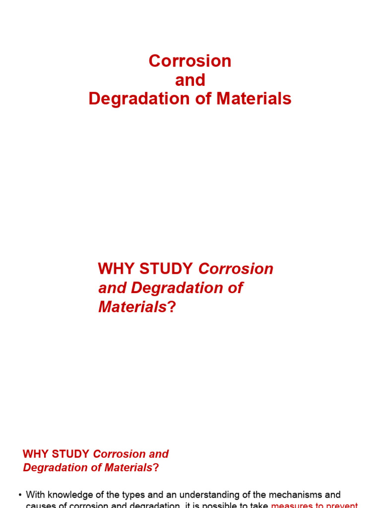 8 Corrosion | PDF | Corrosion | Electrochemistry