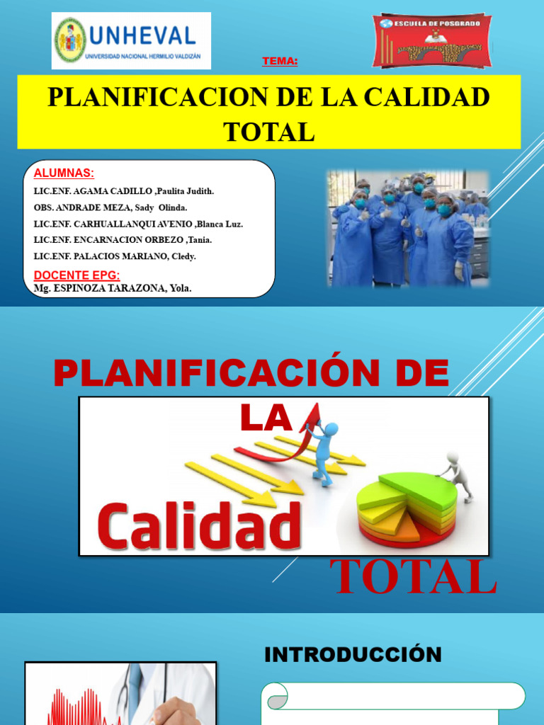 Exposicion Planificacion de Calidad | PDF | Calidad (comercial) | Planificación