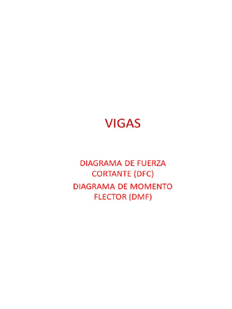 CAP VI VIGAS DFC y DMF | PDF
