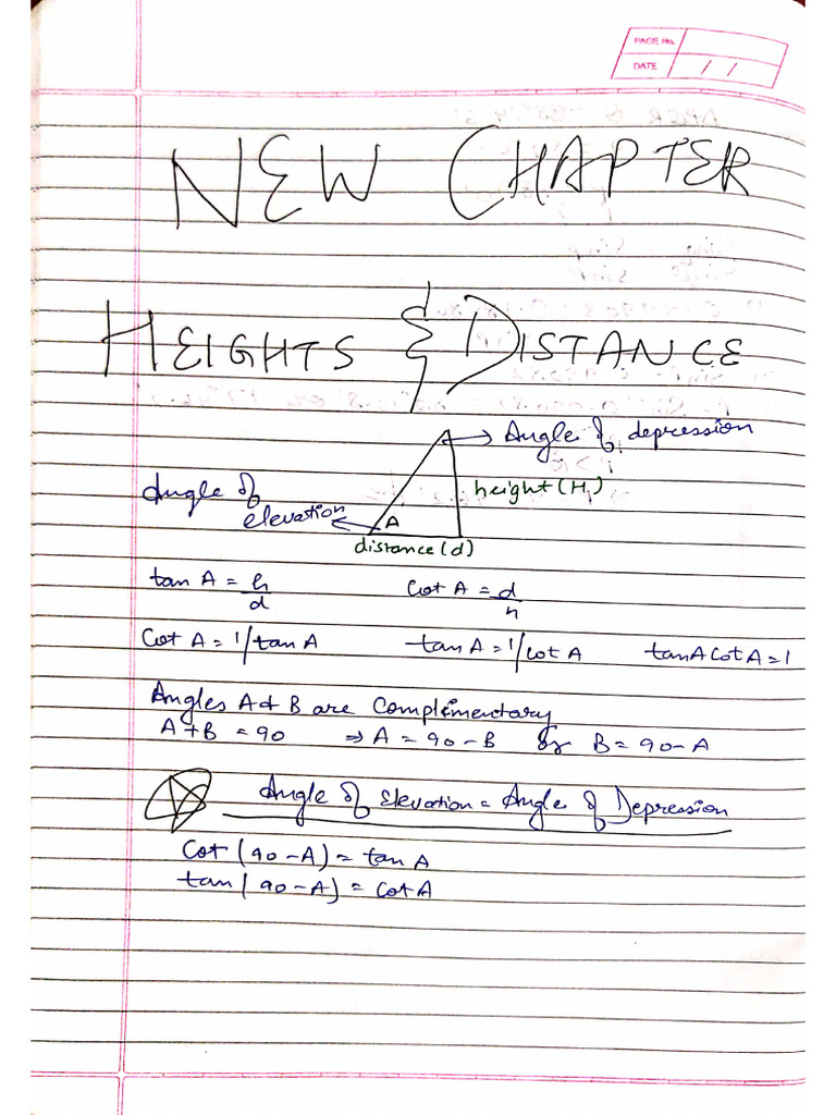 Height and Distance | PDF