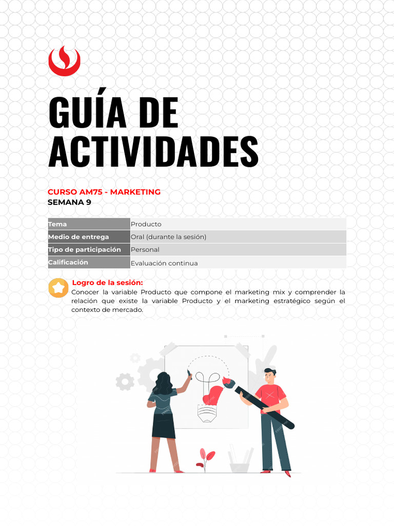 Actividades del Curso AM75: Producto en Marketing | PDF | Marketing ...