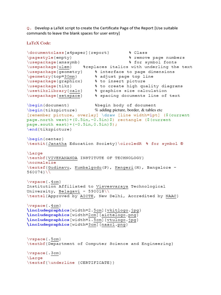 Latex Exp No4 | PDF | Computing