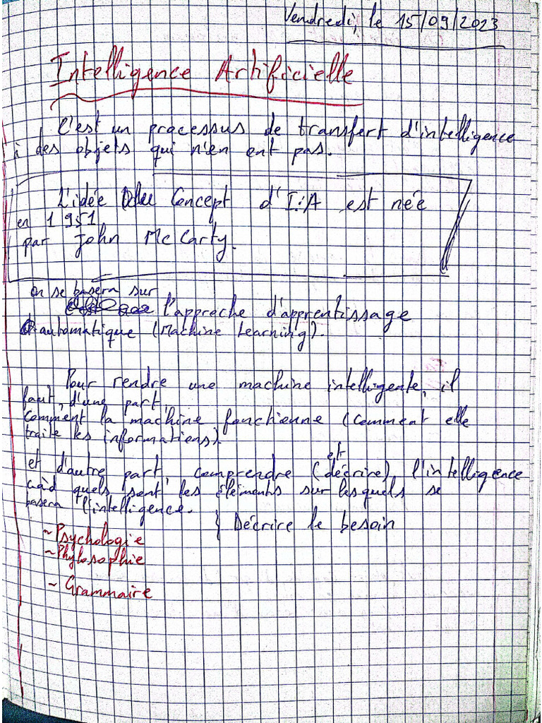 Intelligence Artificielle L 1 Csi Pdf