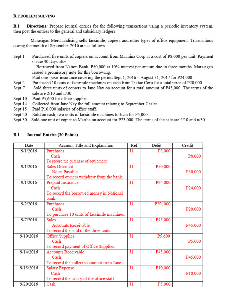 Ledger Journal Template | PDF | Cash | Debits And Credits