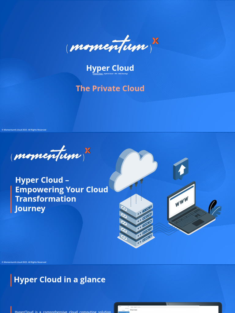 Hyper Cloud Product Catalog | PDF | Cloud Computing | Computer Security