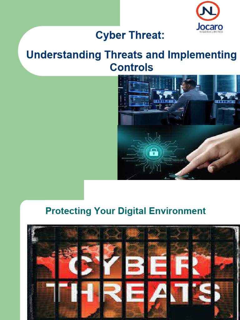 Cyber Threats: Types and Controls | PDF | Malware | Threat (Computer)