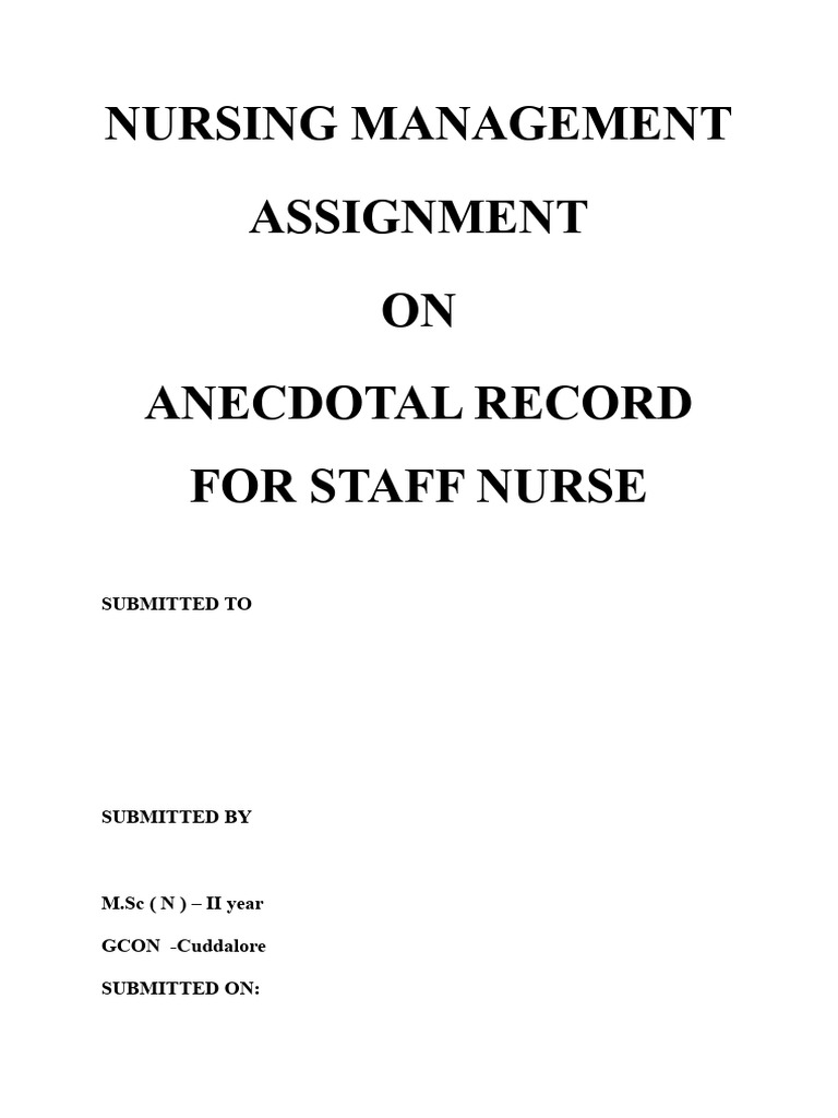 Anecdotal Record | PDF | Intravenous Therapy | Surgery Anecdotal Record | PDF | Intravenous Therapy | Surgery