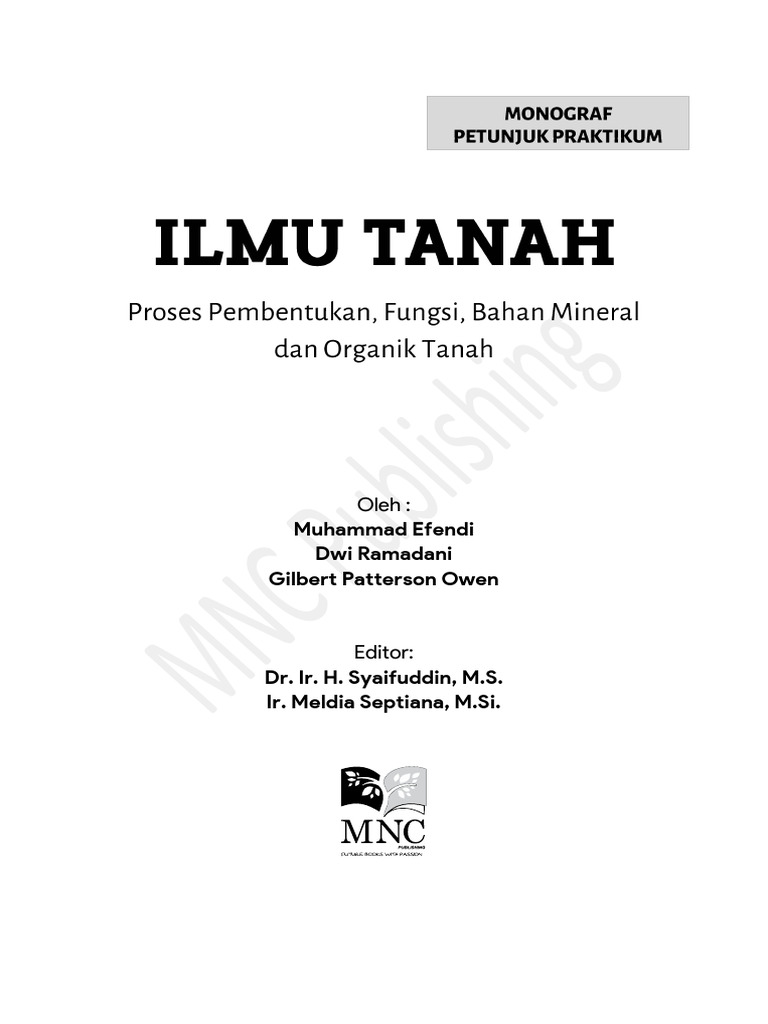 Layout - ILMU TANAH - (15,5x23 CM) Revisi Watermark | PDF