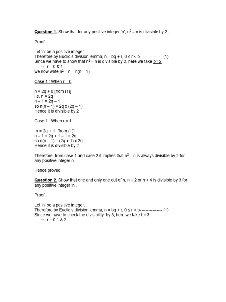 Real Numbers CLASS 10 QUESTIONS | Download Free PDF | Numbers | Prime ...