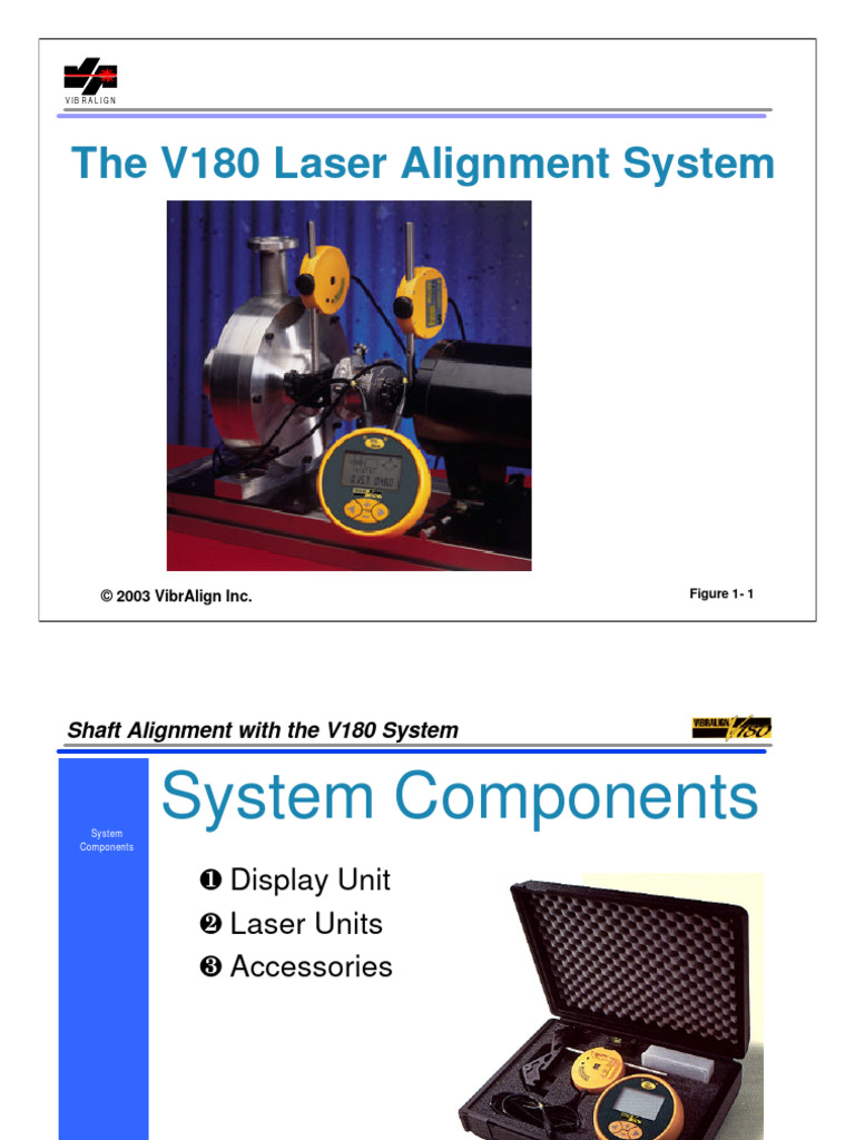 Vibralign v180 Manual | PDF | Equipment