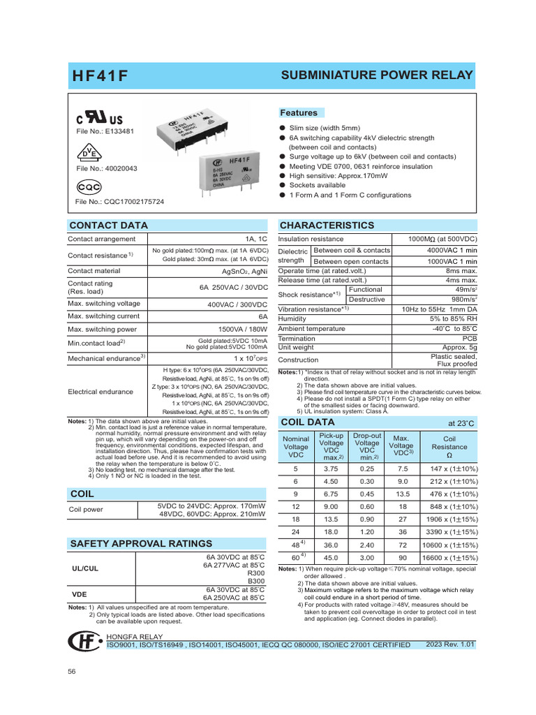 HF41F | PDF | Technology & Engineering