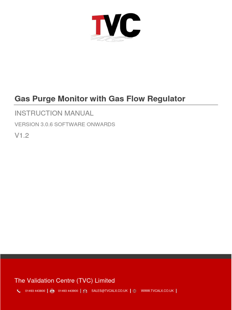 GPM Flow Regulator Box Instruction Manual V1.2 | PDF | Computer File | Microsoft Excel