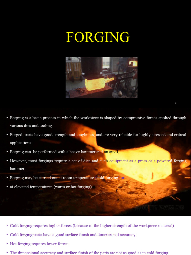 Module 3 Forging | PDF | Forging | Sheet Metal