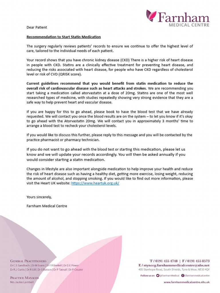 Letter Sent To Patient BROWN - Philip - MR - 1122 08-Feb-2024 | PDF ...