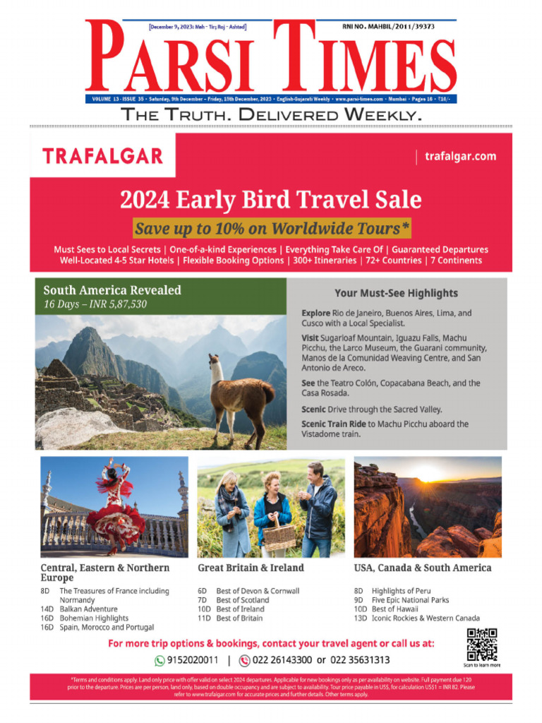 Parsi Times E-Paper (9th December, 2023) | PDF