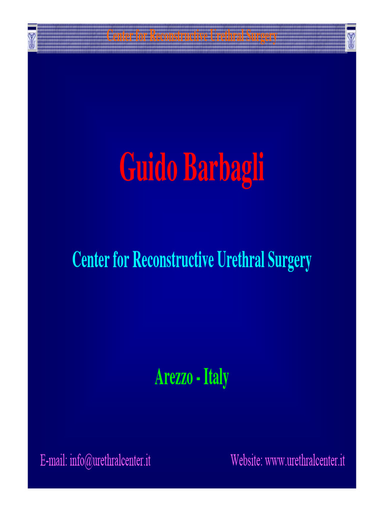 Penile and Bulbar Urethroplasty. Surgical Techniques and (PDFDrive ...