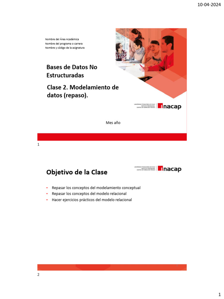 Clase 2 BD NoSQL | PDF | Bases de datos