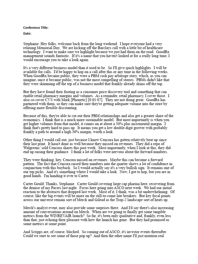 PGi Webcasting Template | PDF | Valuation (Finance)