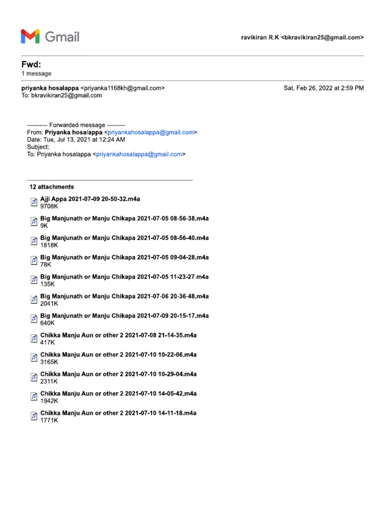 EMail Sent by Priyanka 1233 | PDF