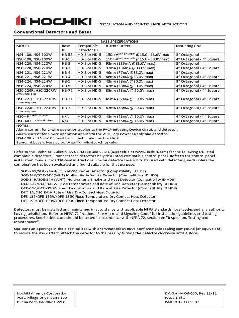 HA Installation Instructions Conventional Bases | PDF | Safety | Manufactured Goods