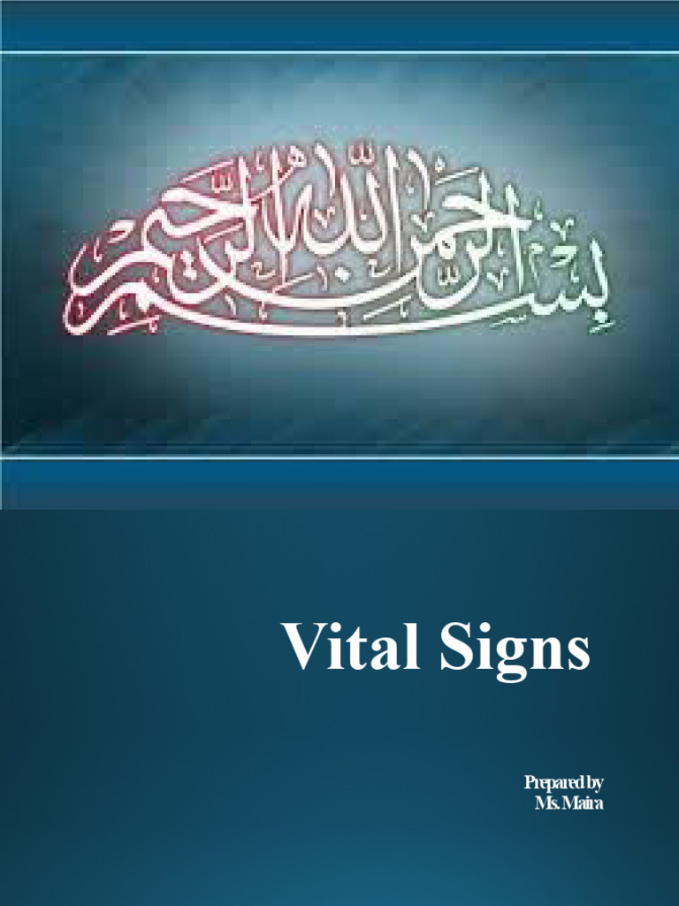 Define Vital Signs | PDF | Breathing | Respiratory System