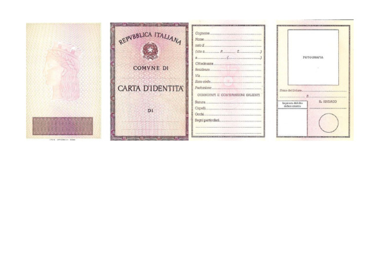 Carta Di Identita | PDF
