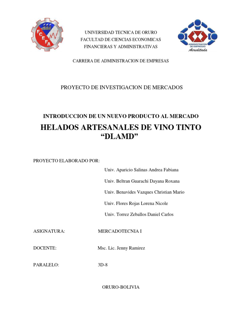 Ejemplo PROYECTO MERCAdotecnia | PDF | Producto (Negocio) | Marketing