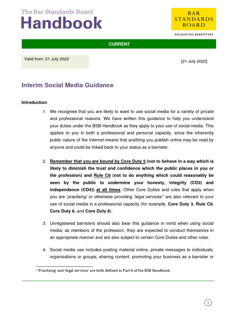 Interim Social Media Guidance | PDF | Social Media | Popular Culture ...