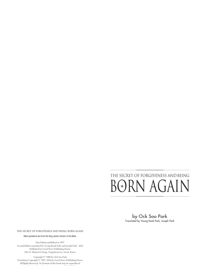 4 5994801668267444448 | PDF | Born Again | Jesus