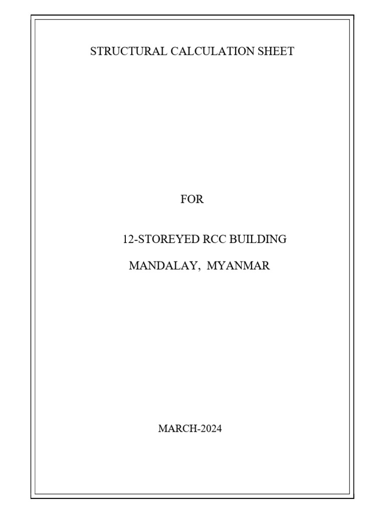 12S (54X31) - MCDC - Foundation Report | PDF | Deep Foundation | Beam (Structure)