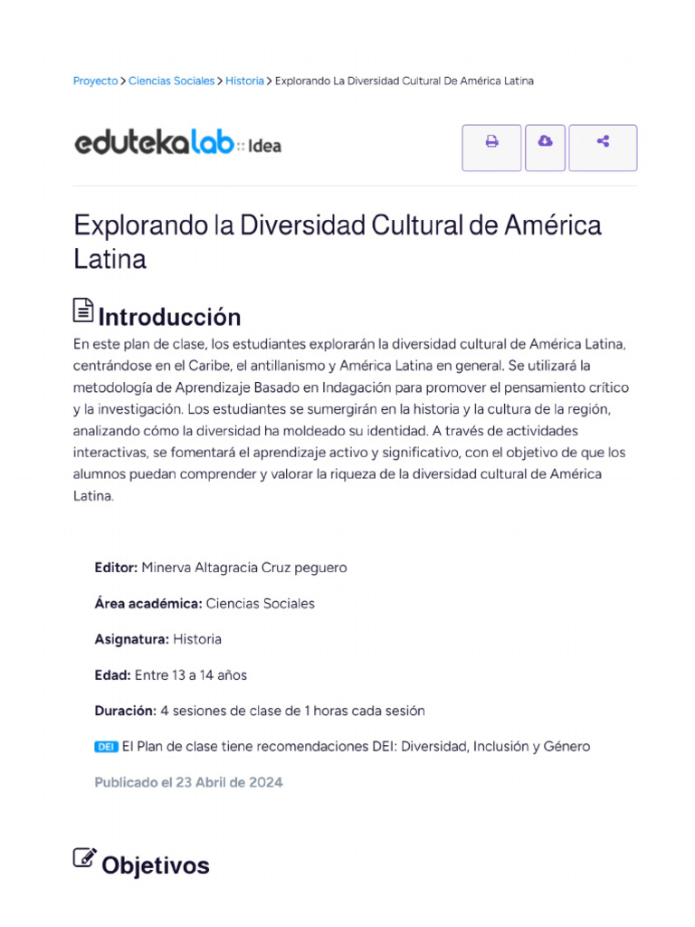 Explorando La Diversidad Cultural de América Latina | PDF
