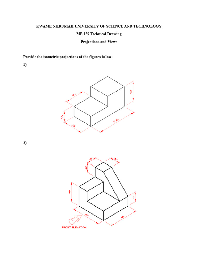 Isometric Projections | PDF