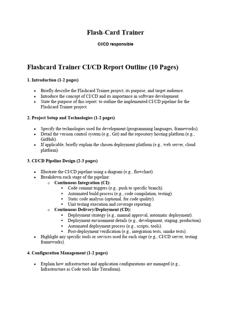 Flash Card Trainer | PDF | Software Engineering | Computing