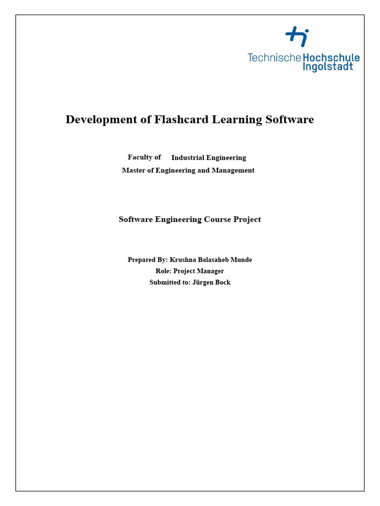 Development of Flashcard Learning Software PDF | PDF | Agile Software Development | Scrum ...