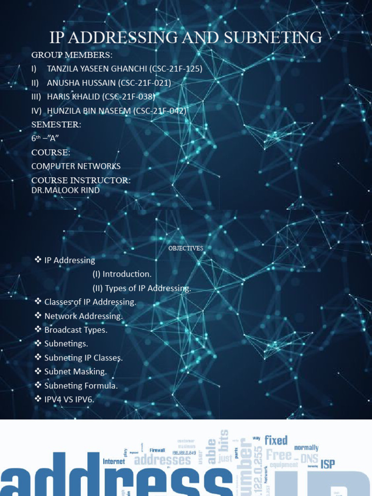 Ip Addressing and Subneting | PDF | Ip Address | Computer Network