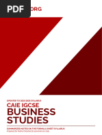 Commerce Notes Igcse Edexcel | PDF | Career & Growth | Business