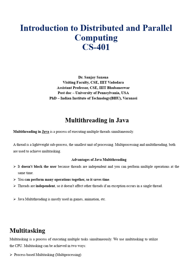 Lecture 7-061023 | PDF | Thread (Computing) | Process (Computing)