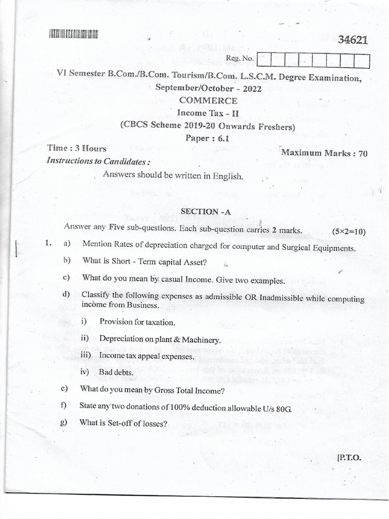 Income Tax II | PDF