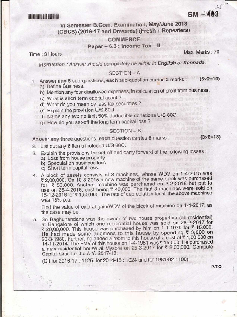 Income Tax II | PDF
