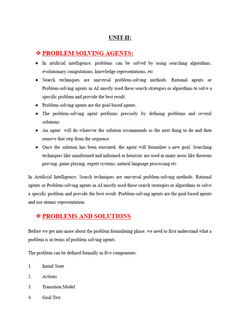 Ai-Unit 2 | PDF | Graph Theory | Theoretical Computer Science