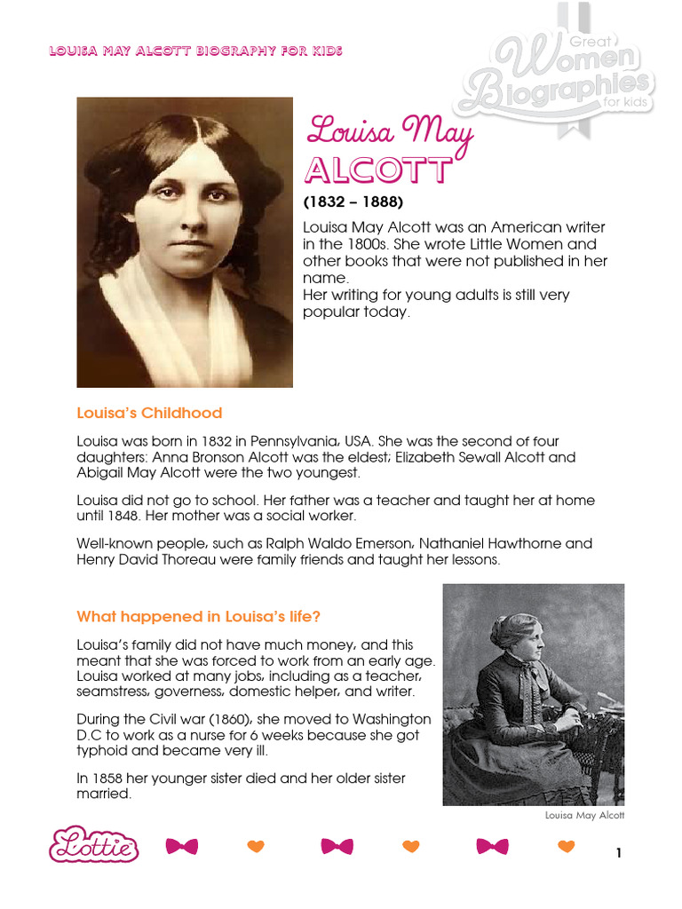 Louisa May Alcott | PDF | Louisa May Alcott | Concord