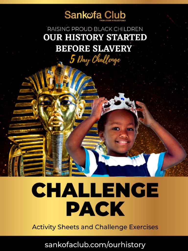 Black History Challenge Pack Sheets | PDF | Common Era | Anno Domini