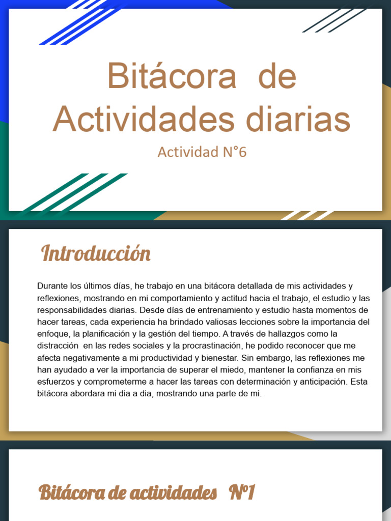 Bitacora | PDF | Ciencias del comportamiento | Sicología