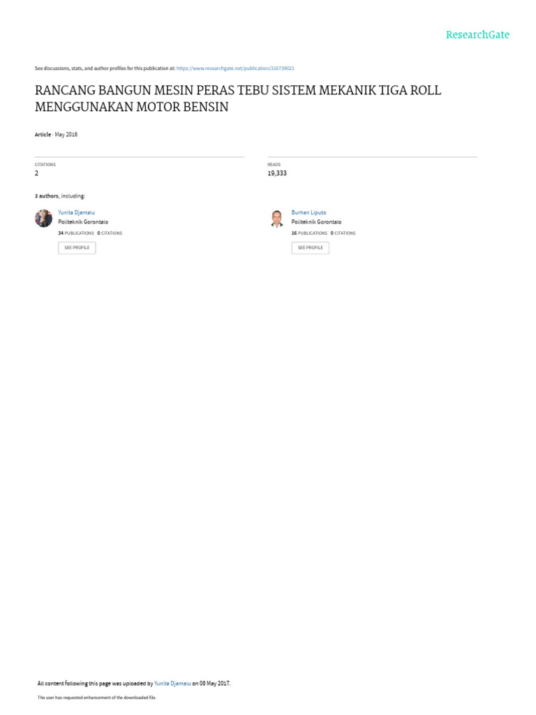 JTPG Tebu 2 Naura | PDF