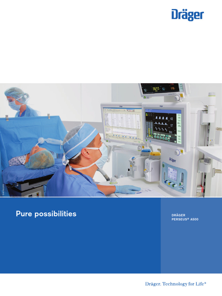 Drager Perseus A500 DR Ger Brochure | PDF | Anesthesia | Medicine