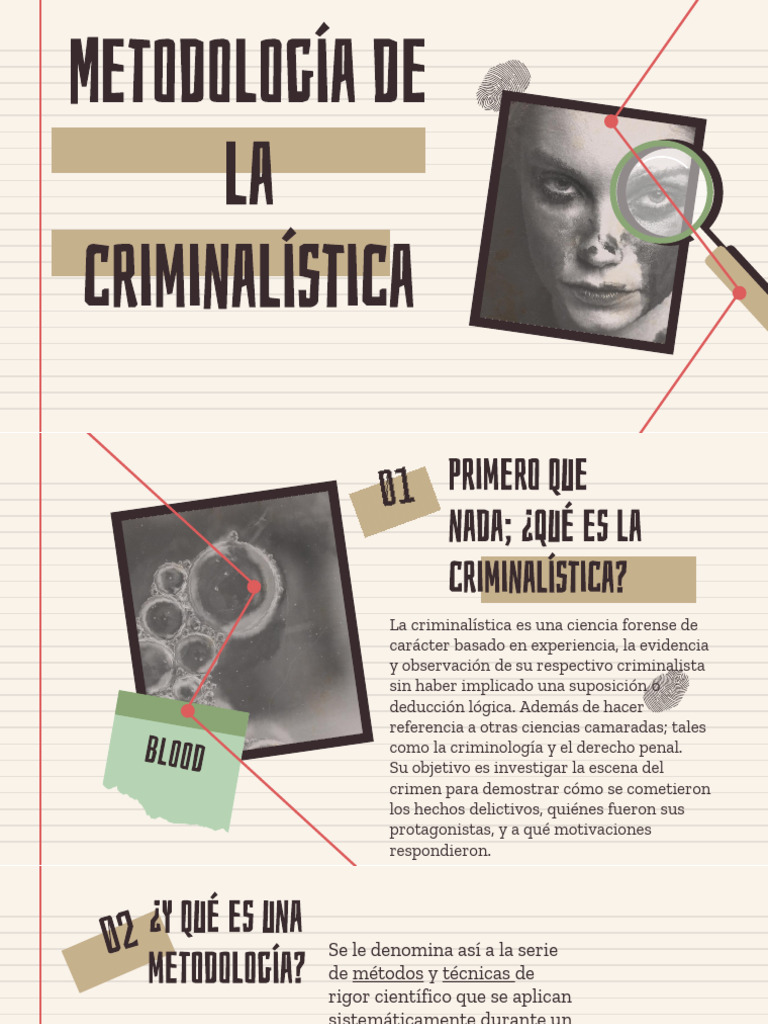 Metodología de La Criminalistica | PDF | Método científico | Razonamiento deductivo