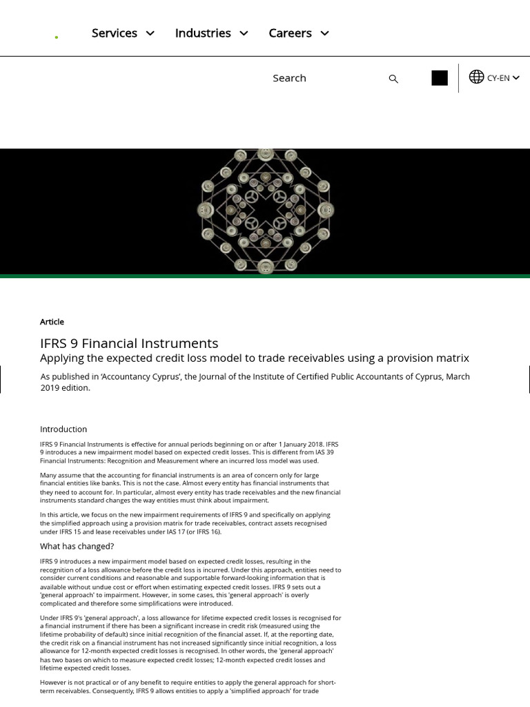 IFRS 9 Financial Instruments | PDF | International Financial Reporting ...