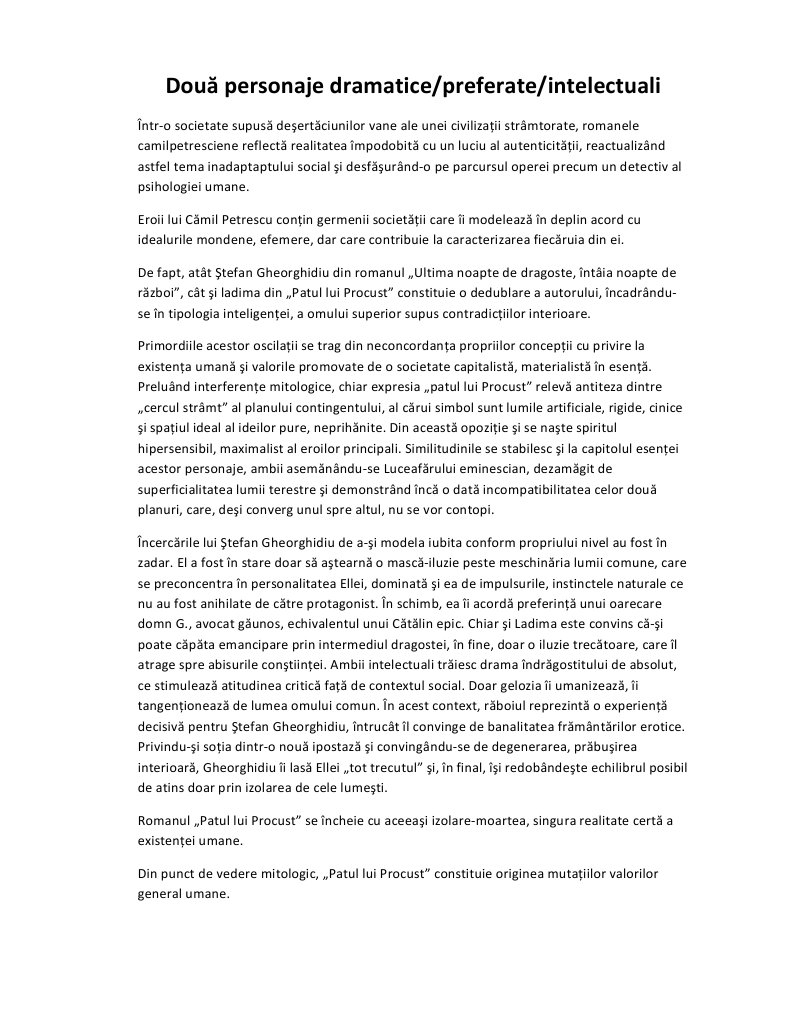 Două Personaje Dramatice | PDF