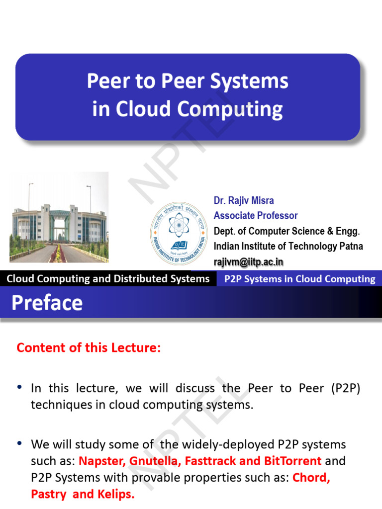 Week 7 - Lecture Notes | PDF | Peer To Peer | Map Reduce